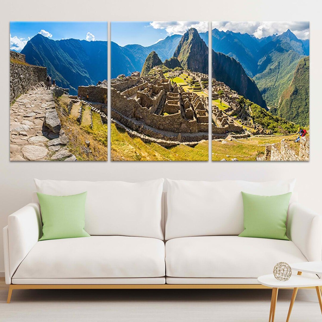 Machu Pichu City Peru Canvas Wall Art - Etsy