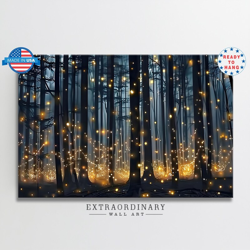 Enchanted Forest Art Print - Etsy