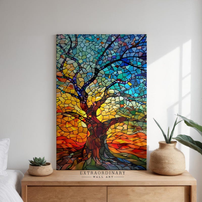 Mosaic Tree - Etsy