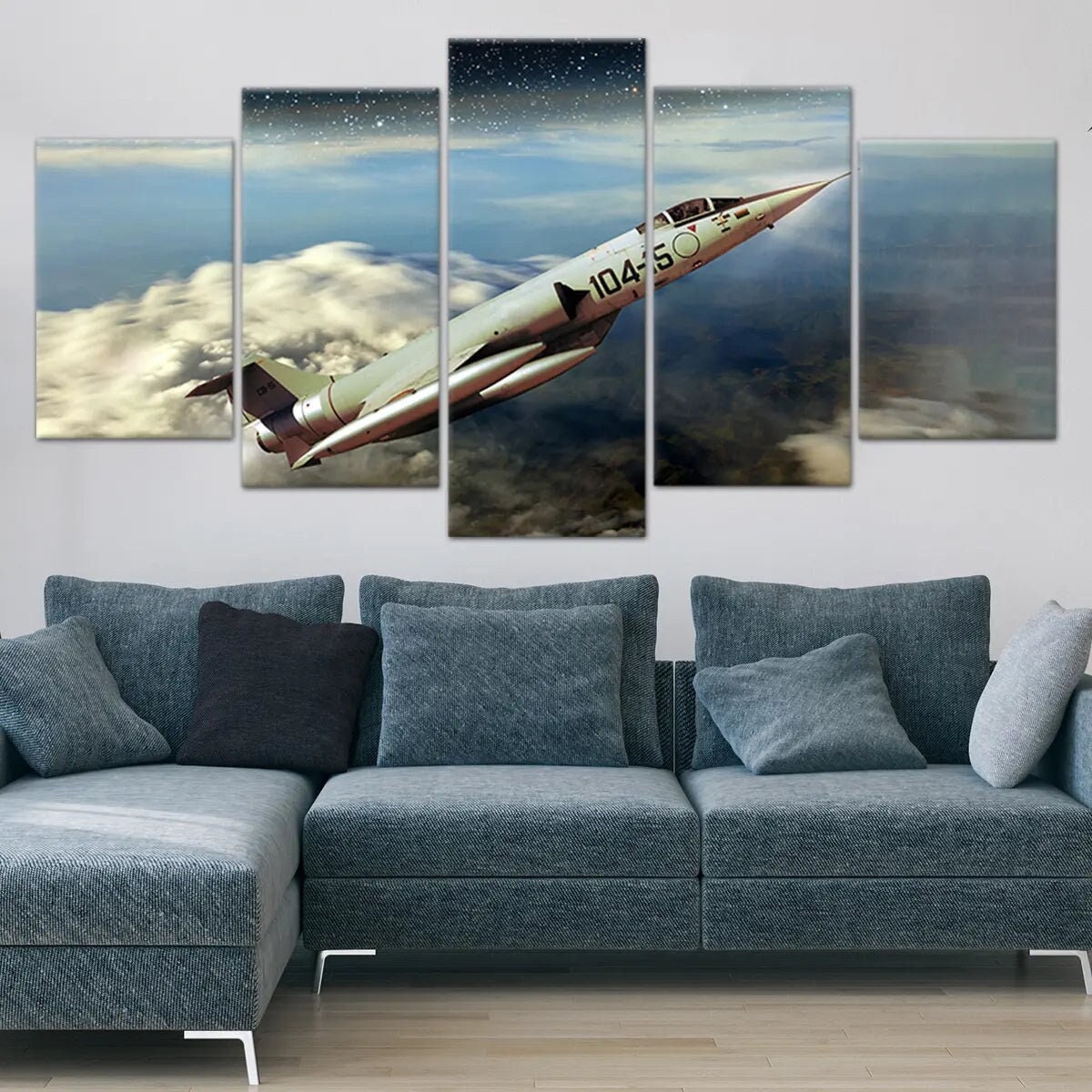 Lockheed F-104 Starfighter Jet Canvas Art Vintage Military - Etsy