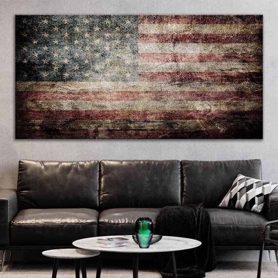 American Flag Framed Wall Art