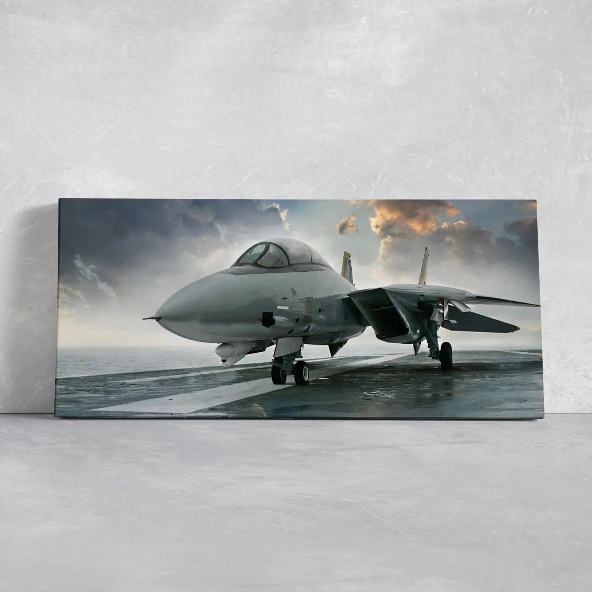 F-14 Tomcat Fighter Jet Canvas Wall Art Military Aviation - Etsy