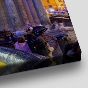Classic Rome Pantheon Canvas Print, Iconic Italian Architecture Wall ...
