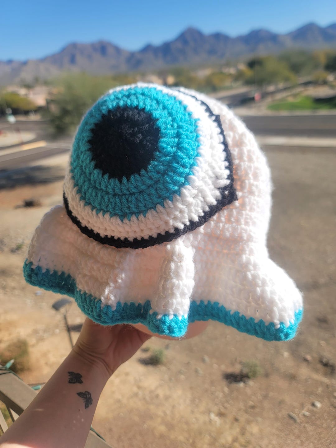 Crochet Cyclops Bucket Hat - Etsy