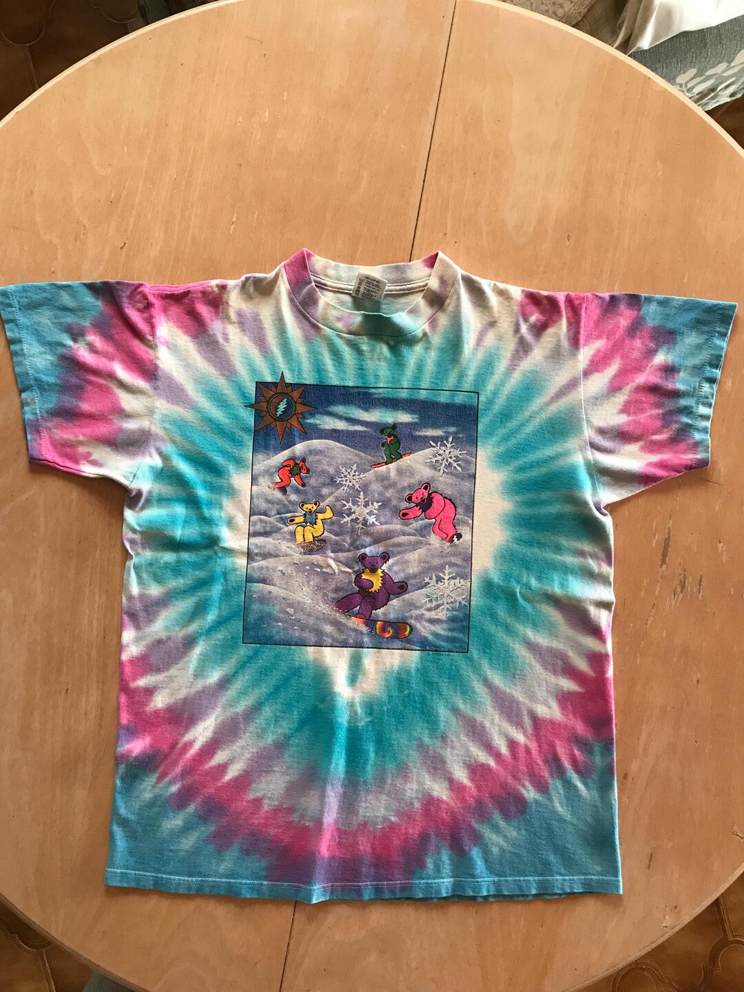 VINTAGE T SHIRT Grateful Dead Ski 1990 Delta - Etsy