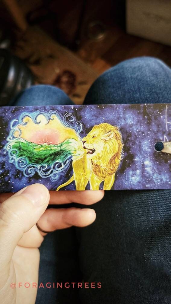 The Chronicles of Narnia Bookmark, Narnia Bookmark, Aslan's Creation ...