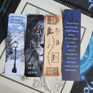 Narnia Bookmark Set, He's Not a Tame Lion, the Chronicles of Narnia ...