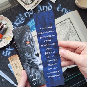 Narnia Bookmark Set, He's Not a Tame Lion, the Chronicles of Narnia ...