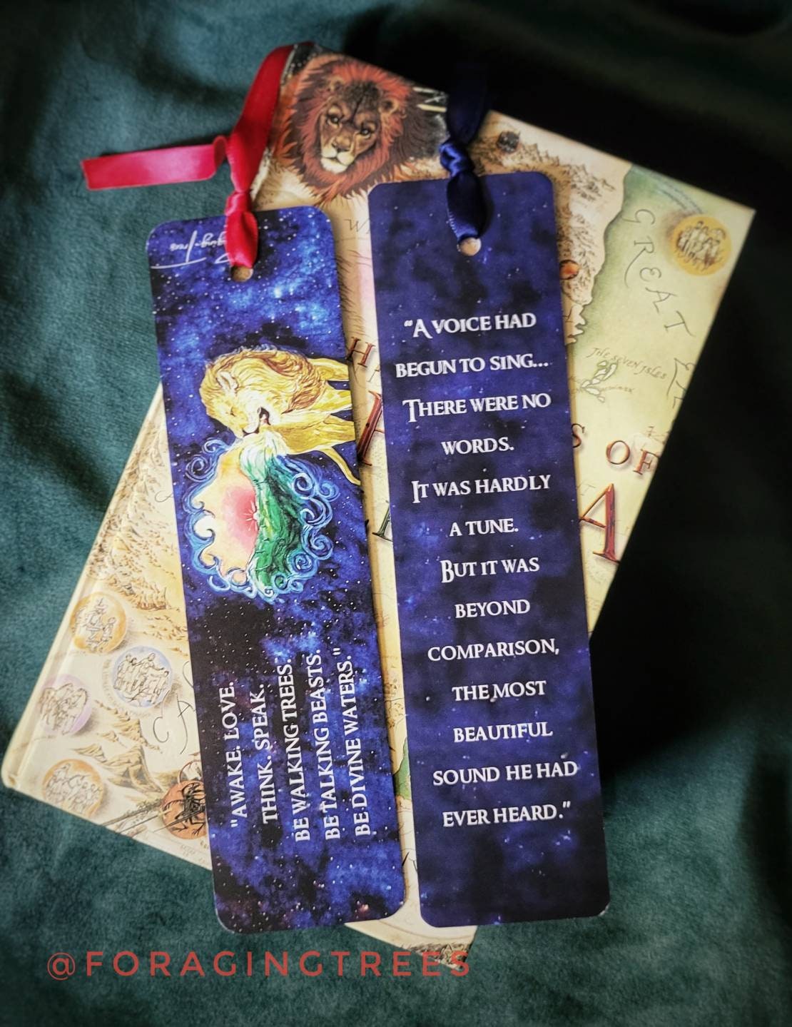The Chronicles of Narnia Bookmark, Narnia Bookmark, Aslan's Creation ...