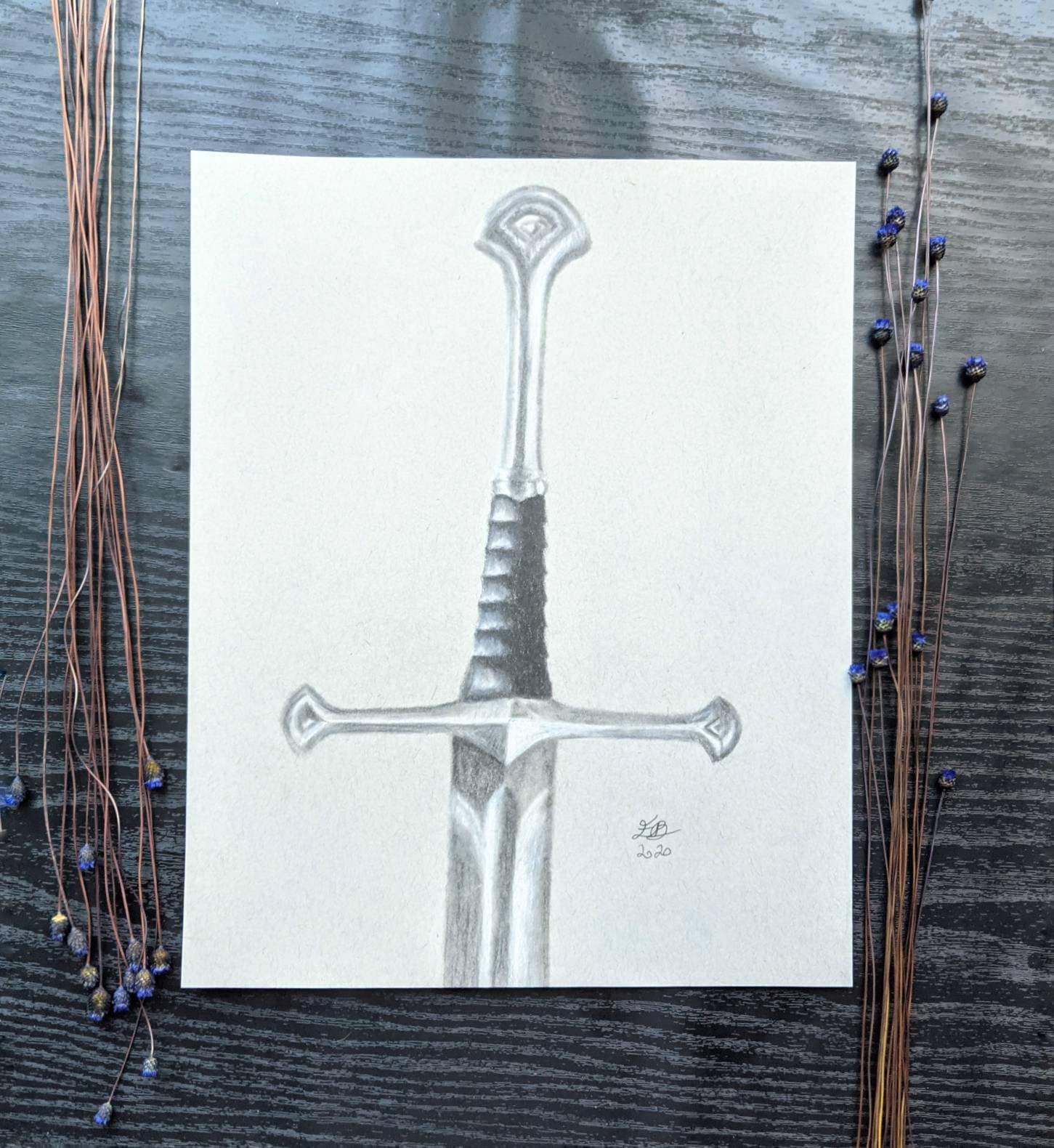 Sword Drawing Pencil
