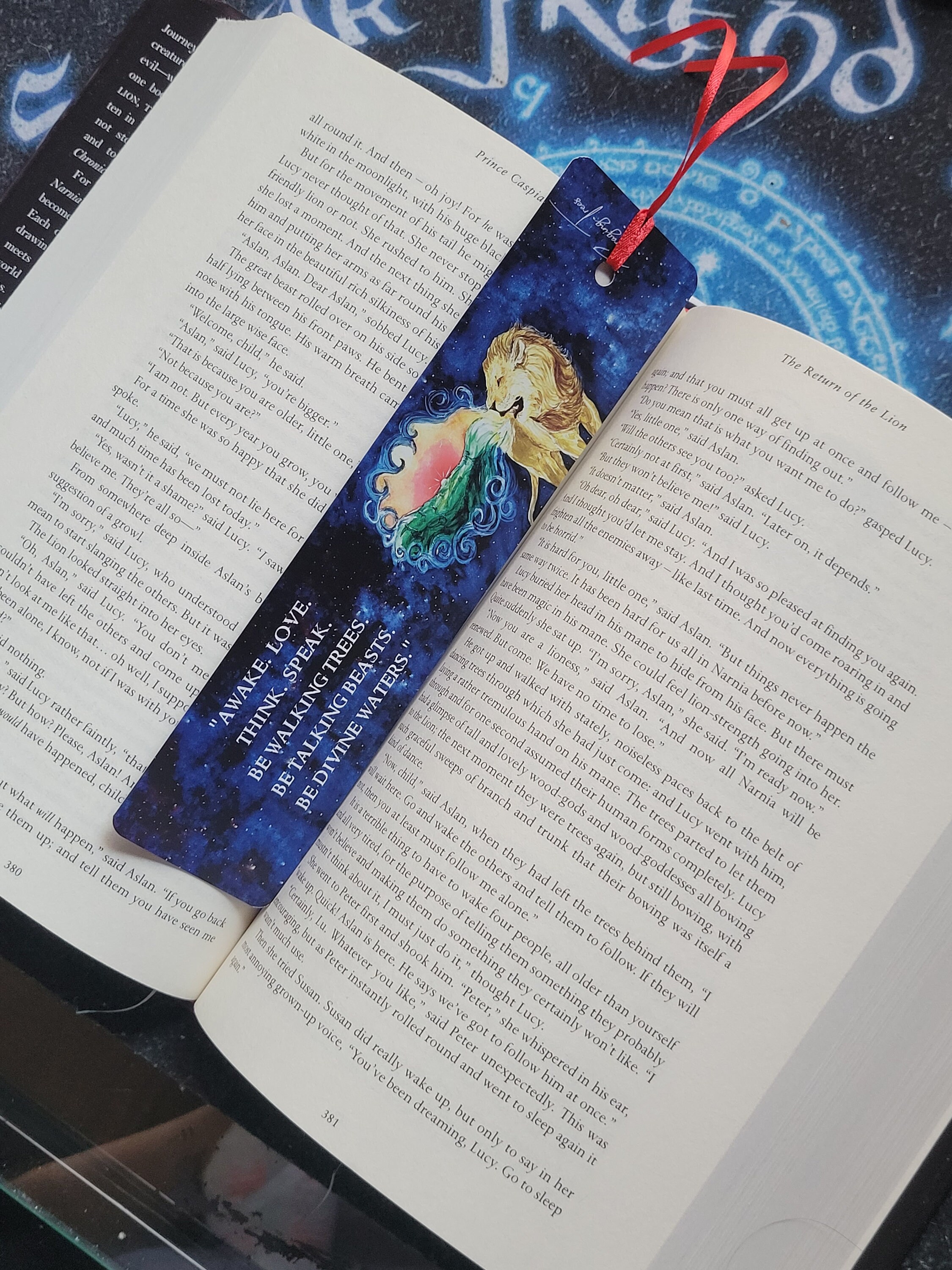 The Chronicles of Narnia Bookmark, Narnia Bookmark, Aslan's Creation ...