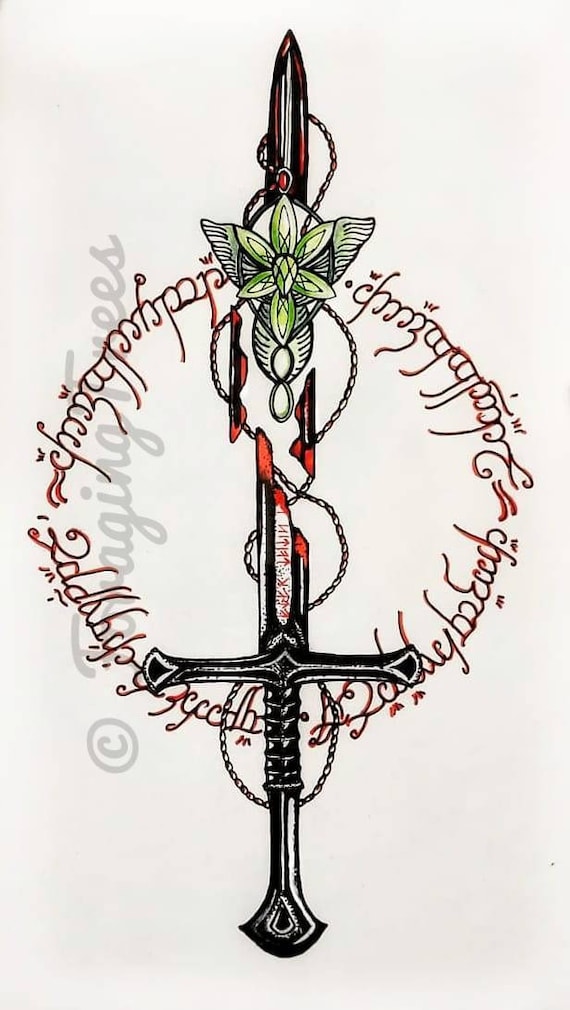 Shards Of Narsil Tattoo