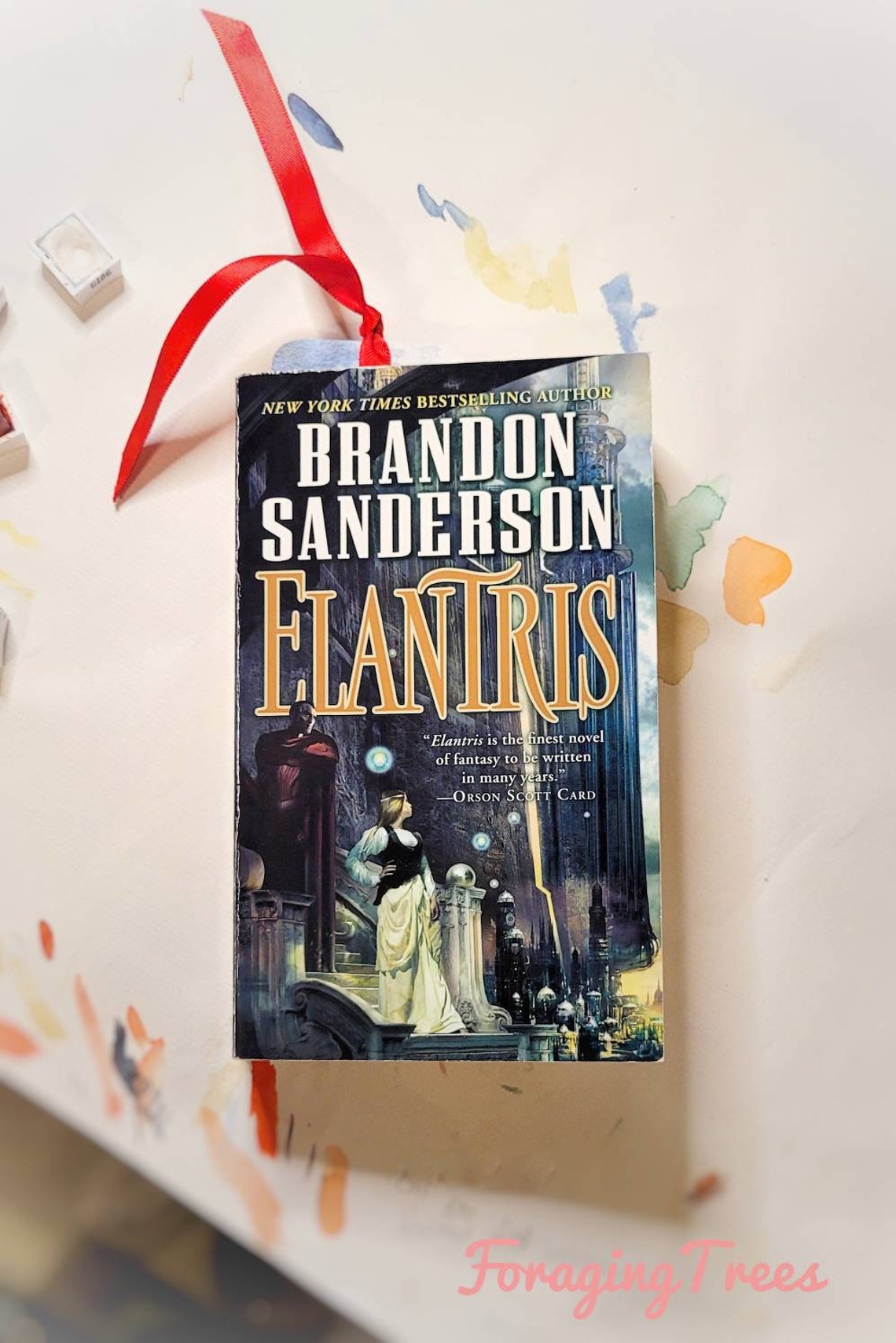 Mistborn Bookmark, Vin Overlooking the Hill of One Thousand Spires ...