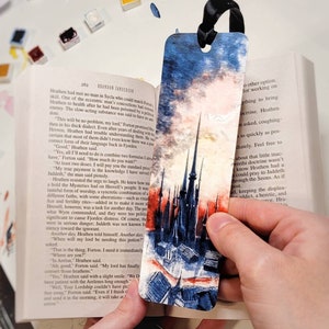 Mistborn Bookmark, Vin Overlooking the Hill of One Thousand Spires ...