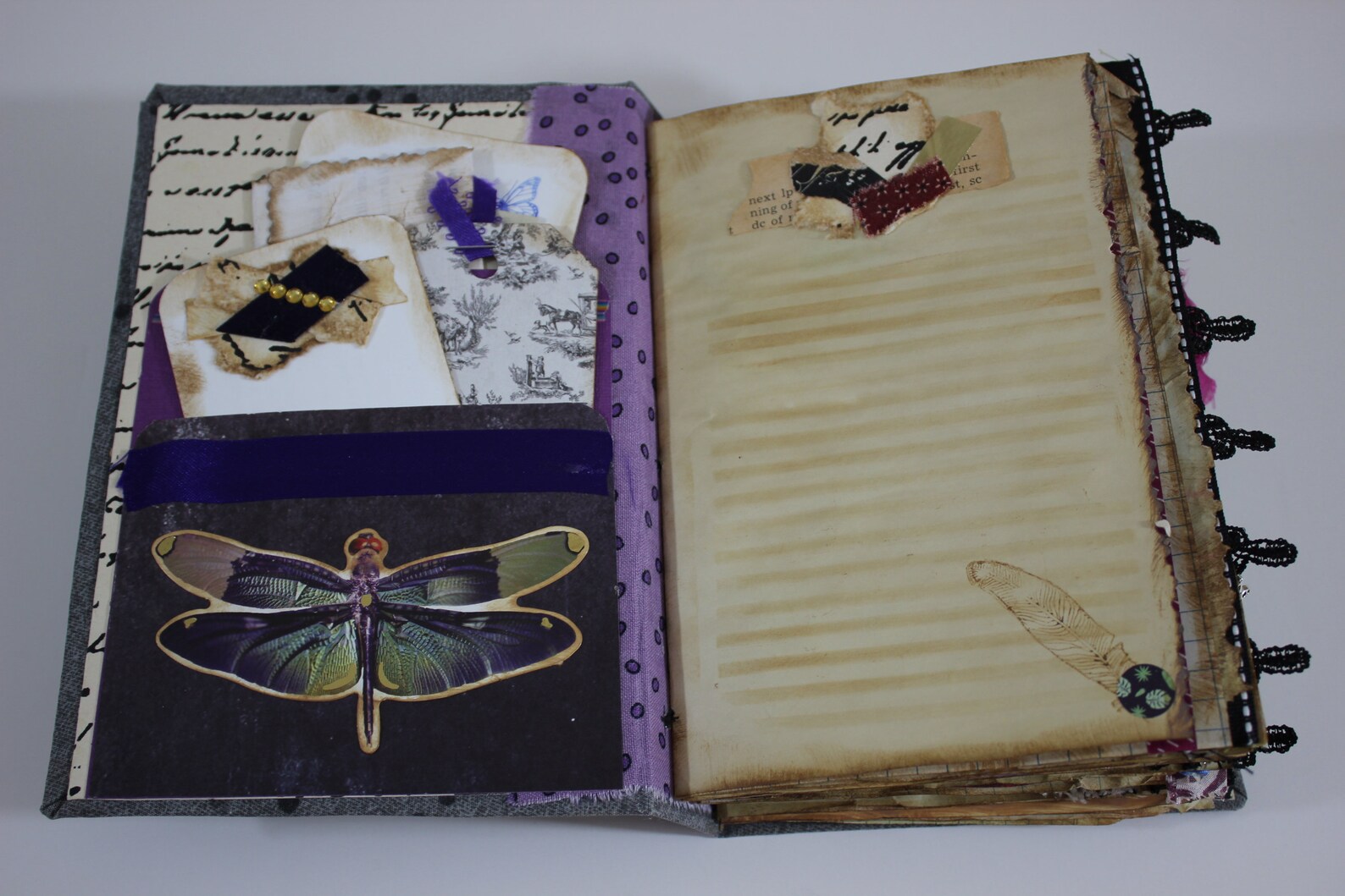 Mystical Handmade Book Of Shadows Junk Journal | Etsy