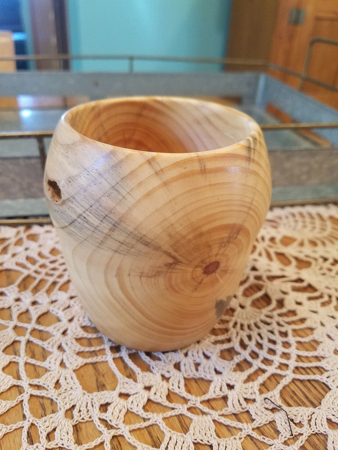 Fallen Tree Spalted Jack Pine Cup for Pencils or Change - Etsy