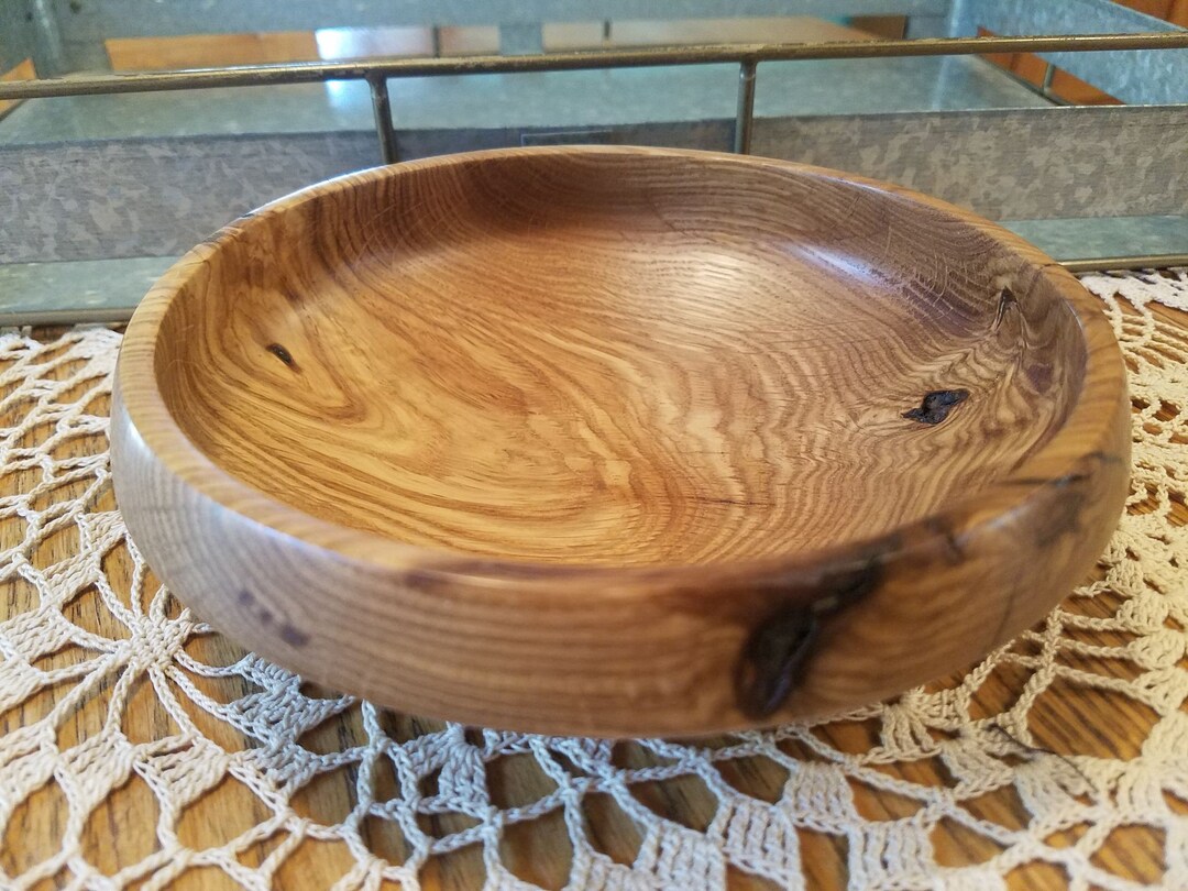 Fallen Tree Burr Oak Recessed Bowl - Etsy