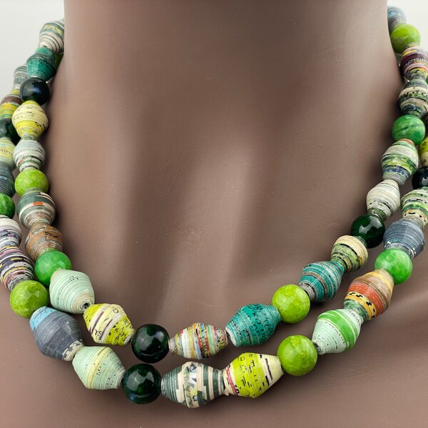 African Paper Beads - Etsy