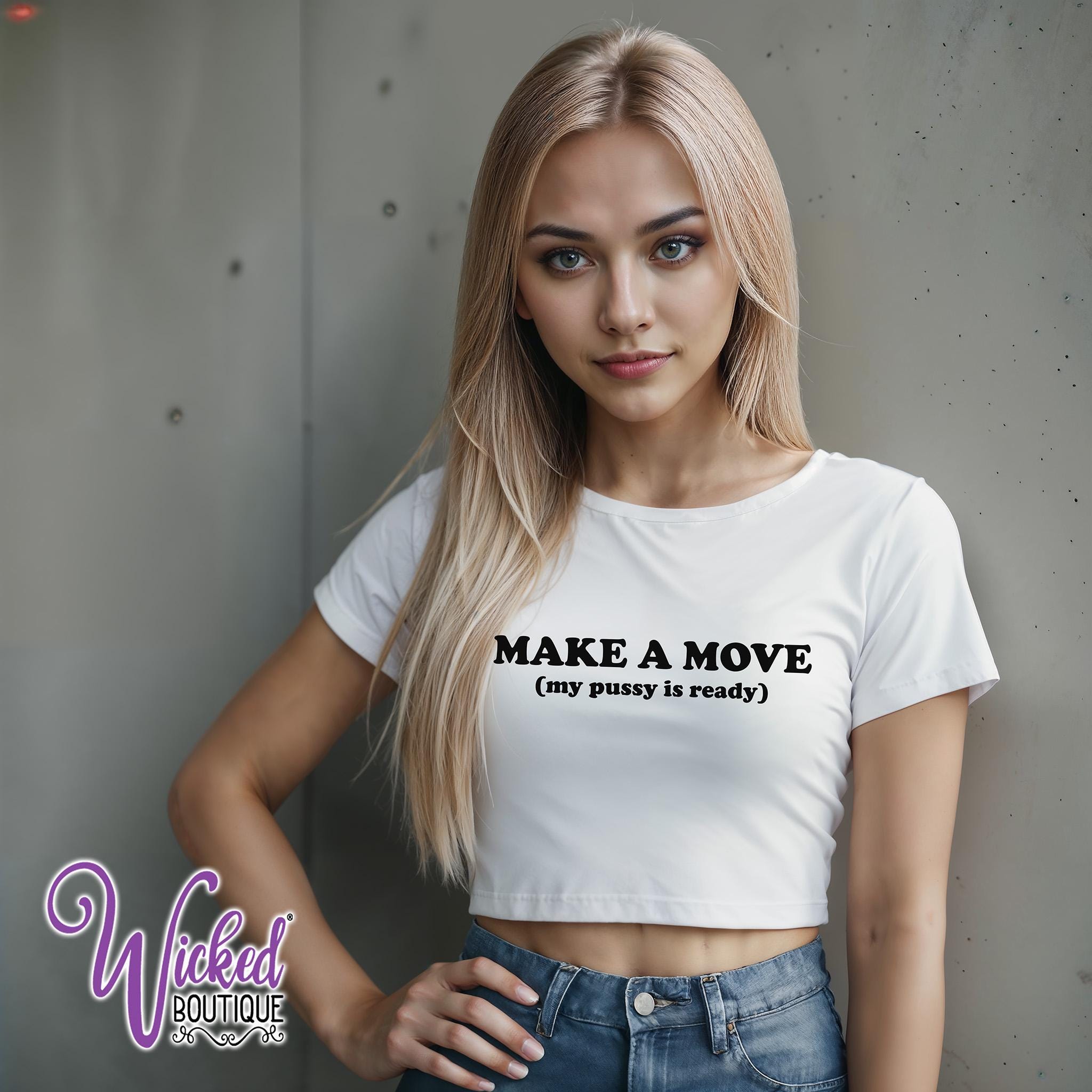 Make A Move Women's Crop Shirt - Etsy