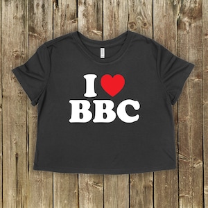 I Love BBC Women's Crop Shirt - Etsy