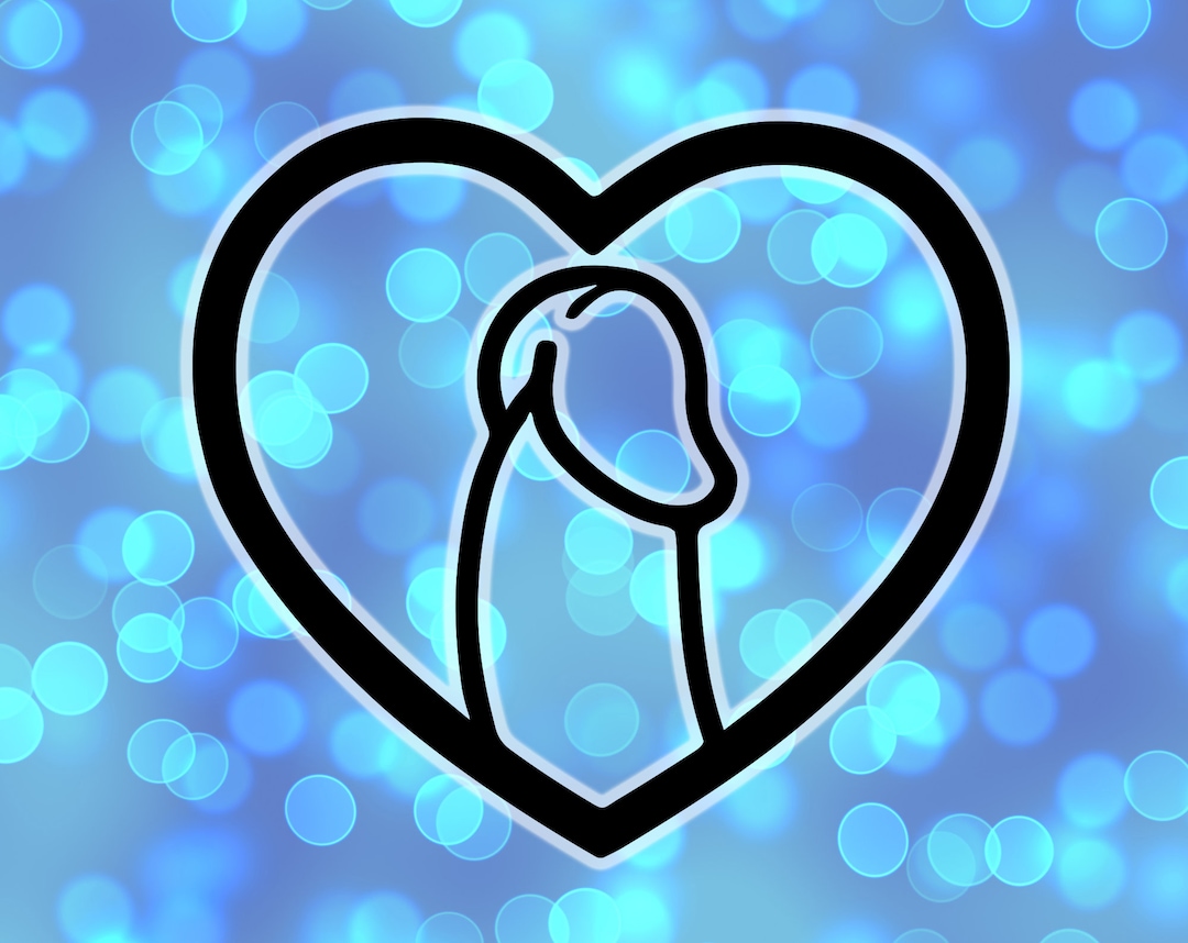 Penis Heart Decal Love Dick Sticker Lgbtq Decal Pride Sticker Etsy