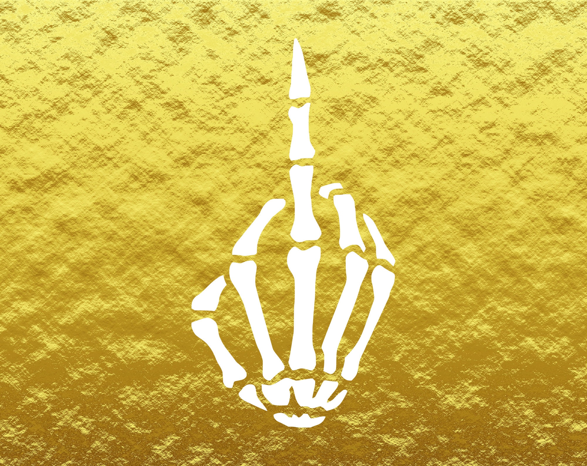 Skeleton Middle Finger Decal Car Decal Tumbler Sticker - Etsy Australia