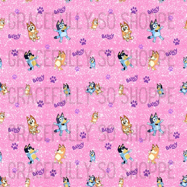 Bluey Pink Font - Etsy