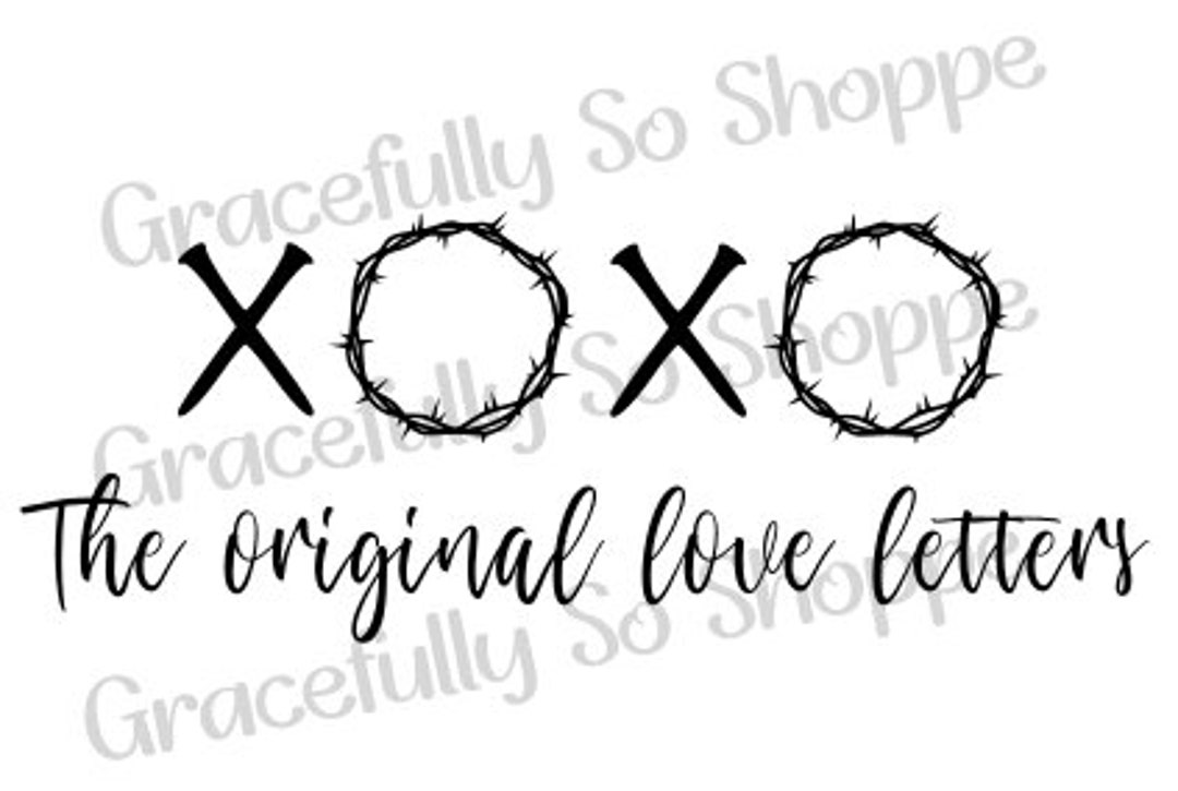Original Love Letters SVG PNG Digital File Two Options - Etsy