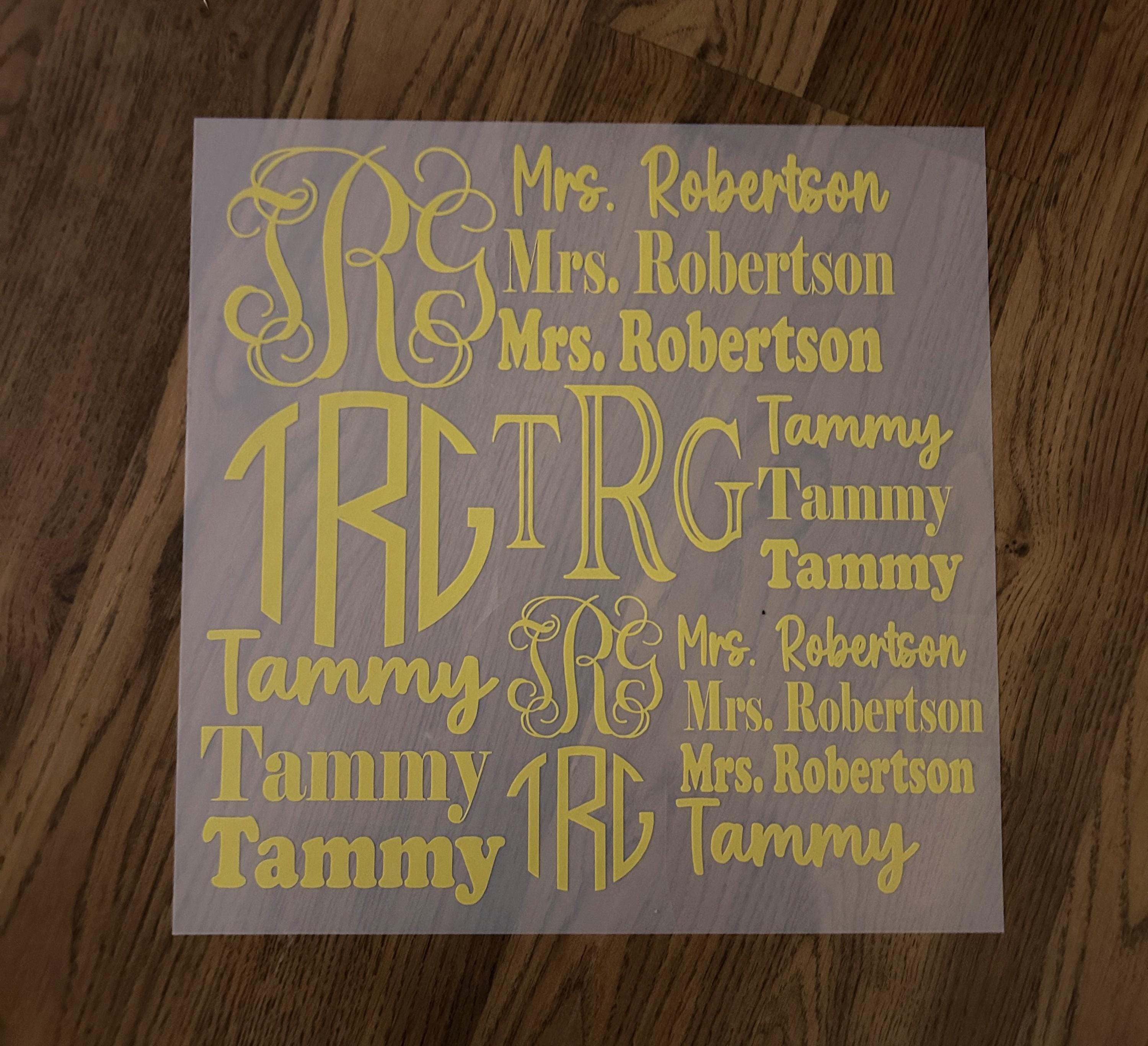 Custom 12x12 Decal Sheet - Etsy