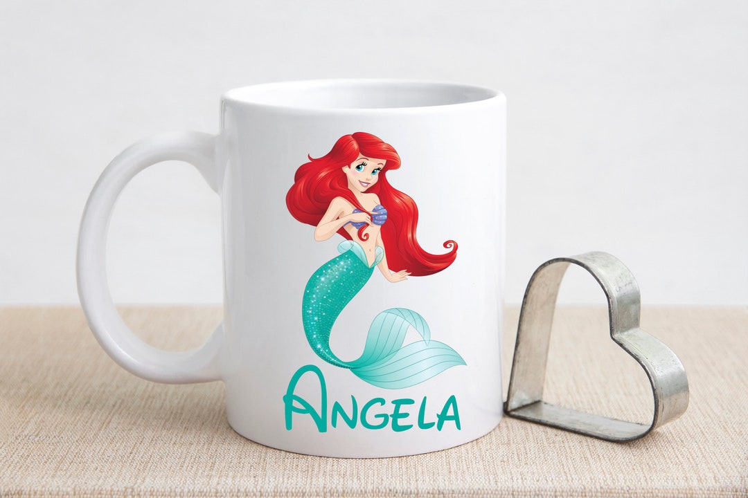 The Little Mermaid Personalized Mug Custom Mug Christmas - Etsy