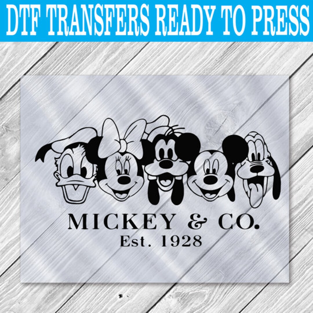 Mickey and Friends , Disney Transfers , Ready to Press , DTF Transfers ...