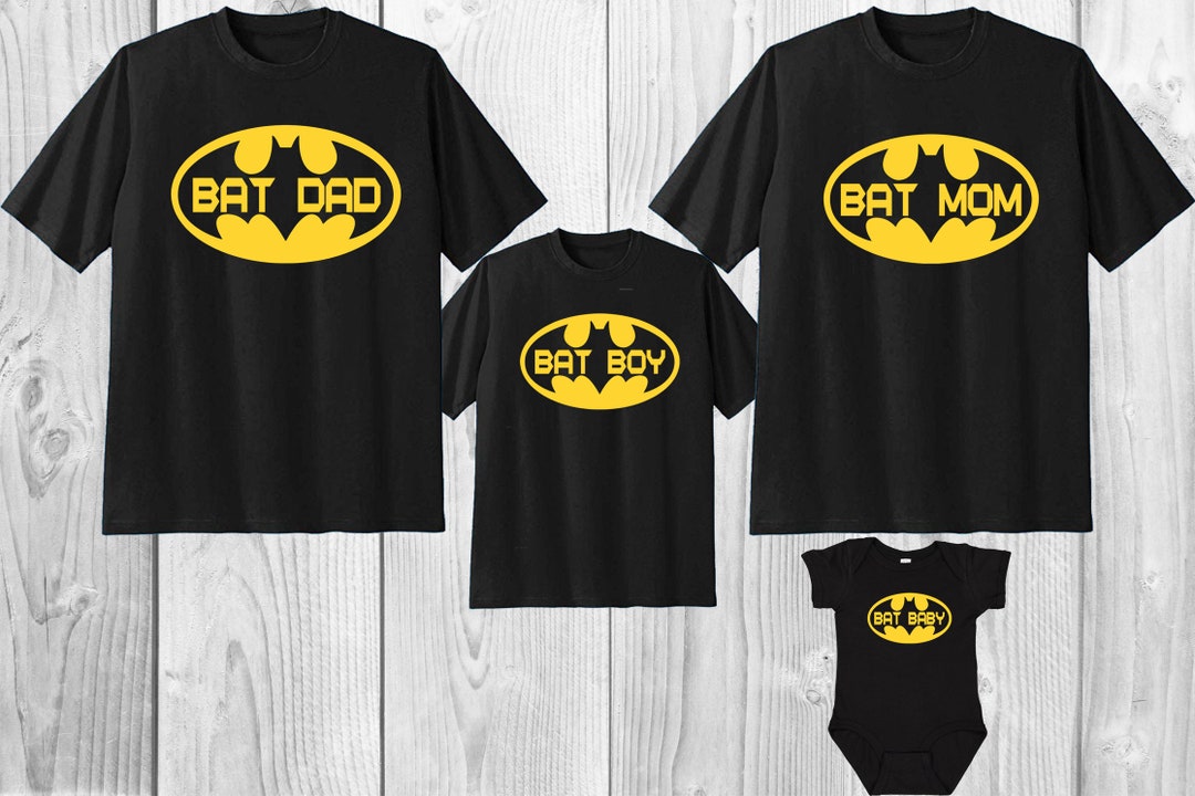 Bat Family Shirt, Personalize Tees, Custom Bat Shirts, Bat Dad T-shirt ...