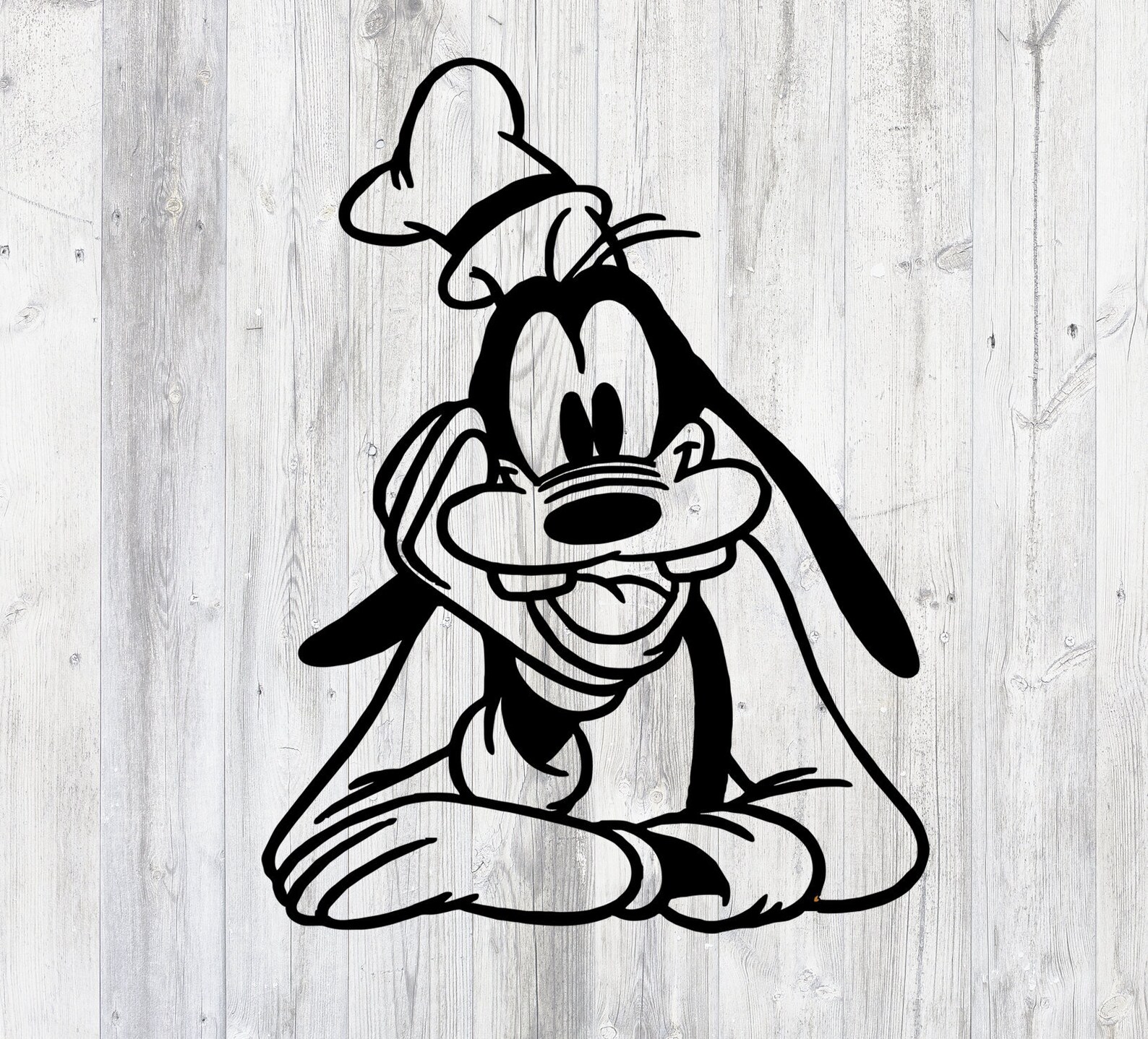 Goofy Decal Logo Wall Decal L Vinyl Sticker Goofy Decal - Etsy