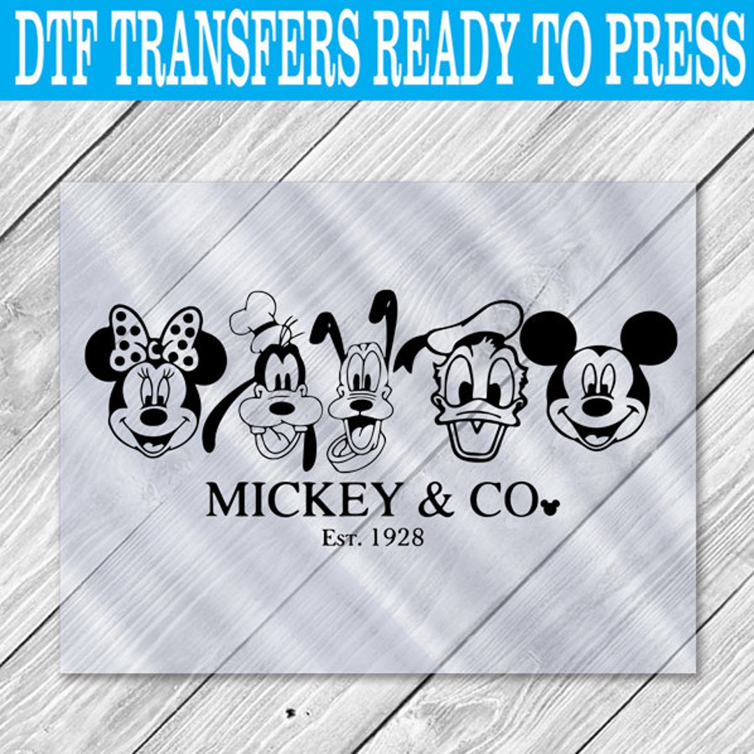 Mickey and Friends , Disney Transfers , Ready to Press , DTF Transfers ...