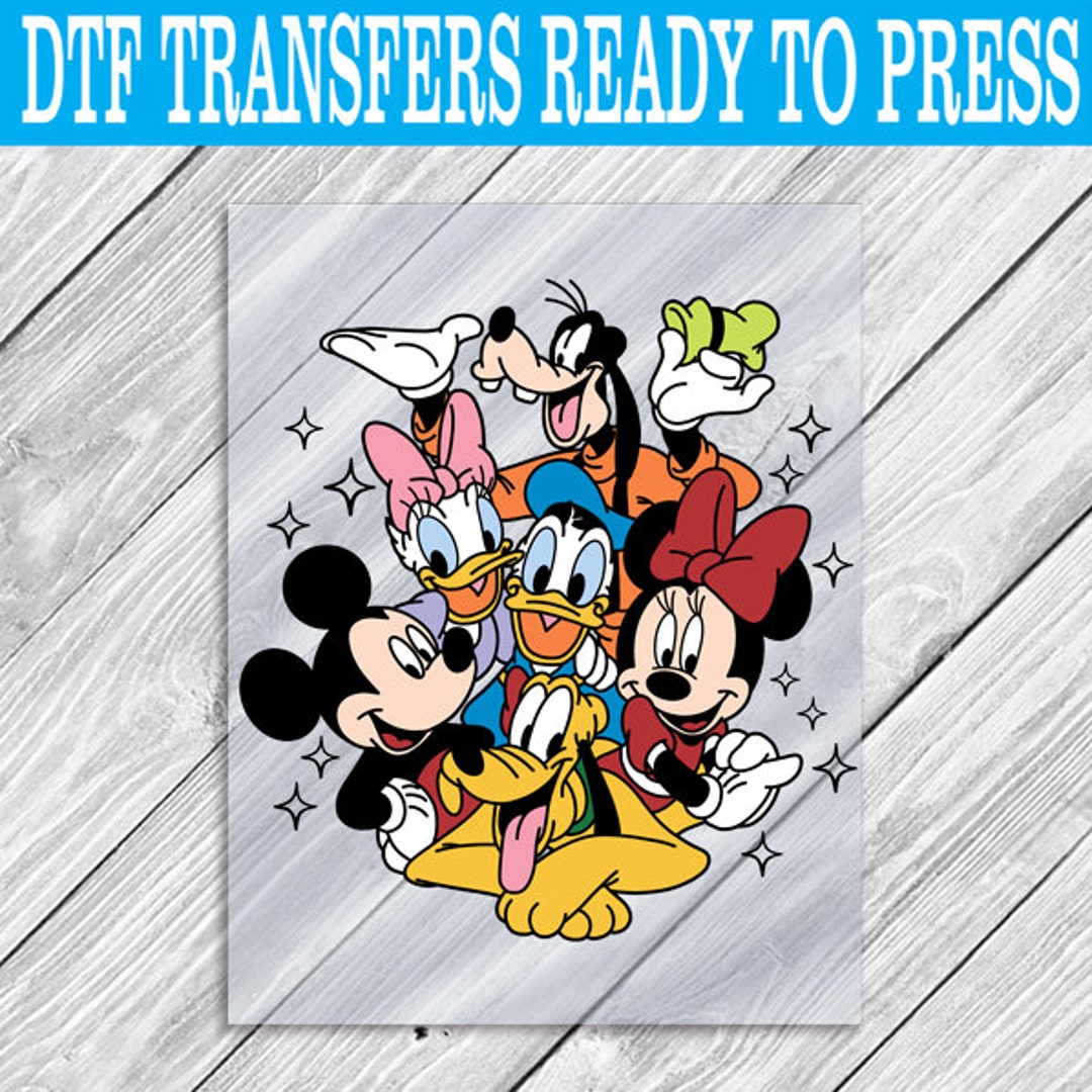 Mickey and Friends , Disney Transfers , Ready to Press , DTF Transfers ...