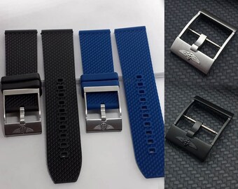 Breitling Rubber Strap | Etsy