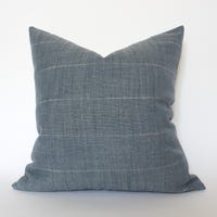 24” Light Blue Linen Pillow Covers - Etsy
