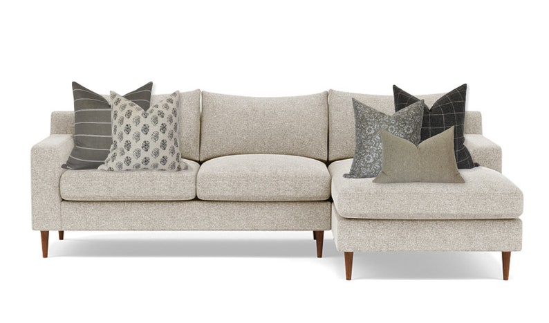 Sofa Pillow Cover Sets, Pillow Combo Set of 5, Brown Green Cream Throw ...
