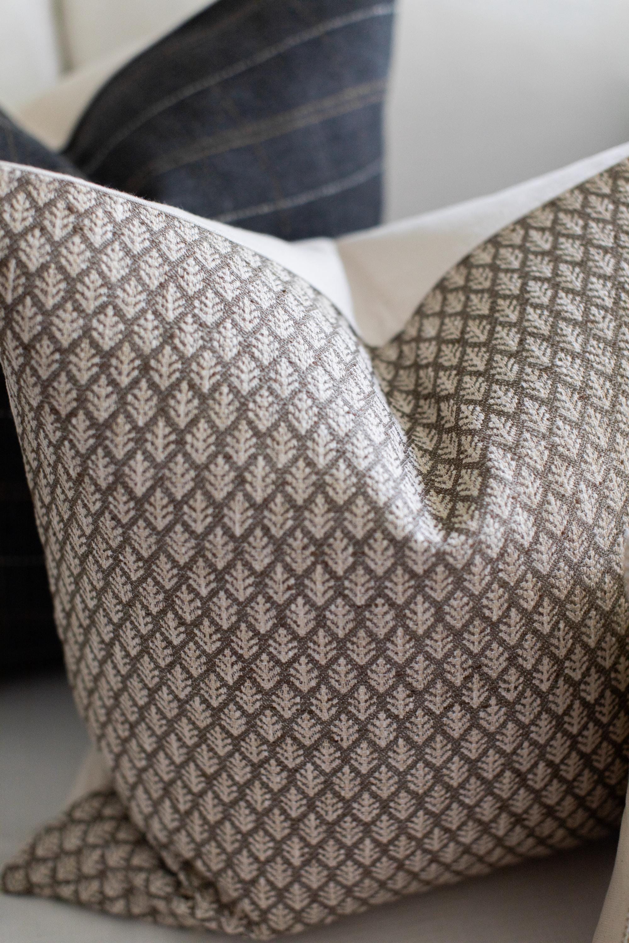 Earthy Throw Pillow Covers, Tan Brown Gray Pillow Covers, Sofa Pillow ...