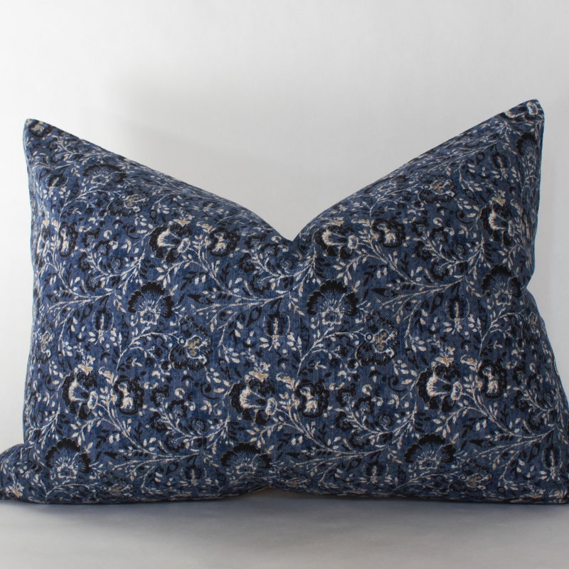 Royal Blue Pillow - Etsy