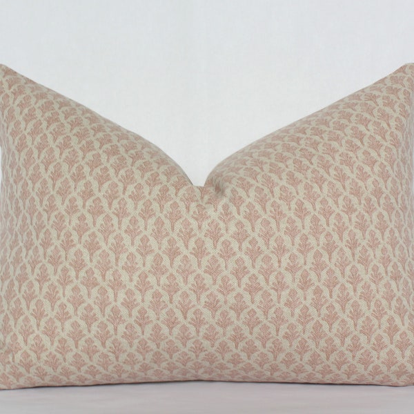 Pink Lumbar Pillow - Etsy