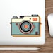 Vintage Analog Camera Sticker | Hip Photography Vinyl Decal | Indoor ...