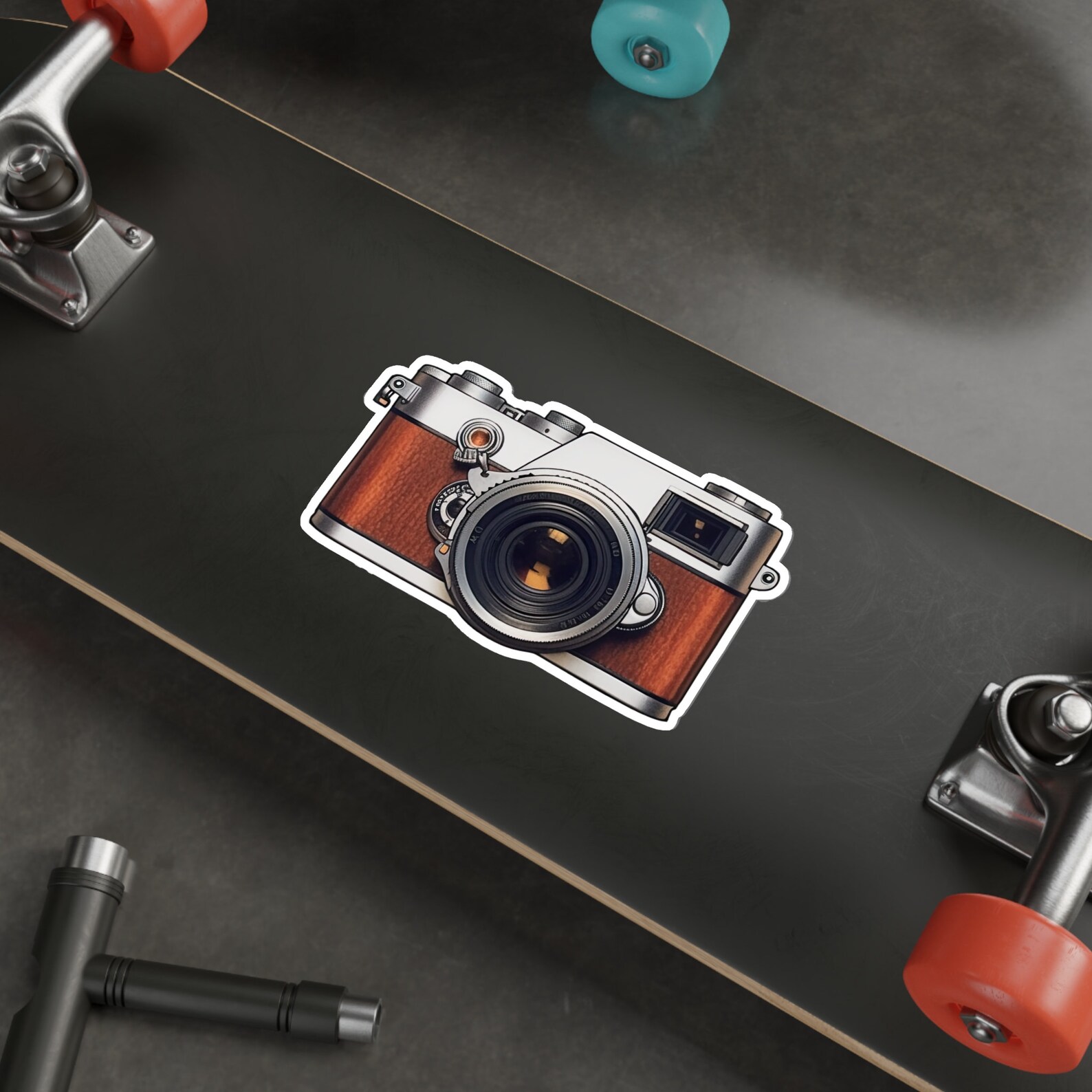 Vintage Camera Sticker Retro Analog Film Camera Waterproof Vinyl Decal ...