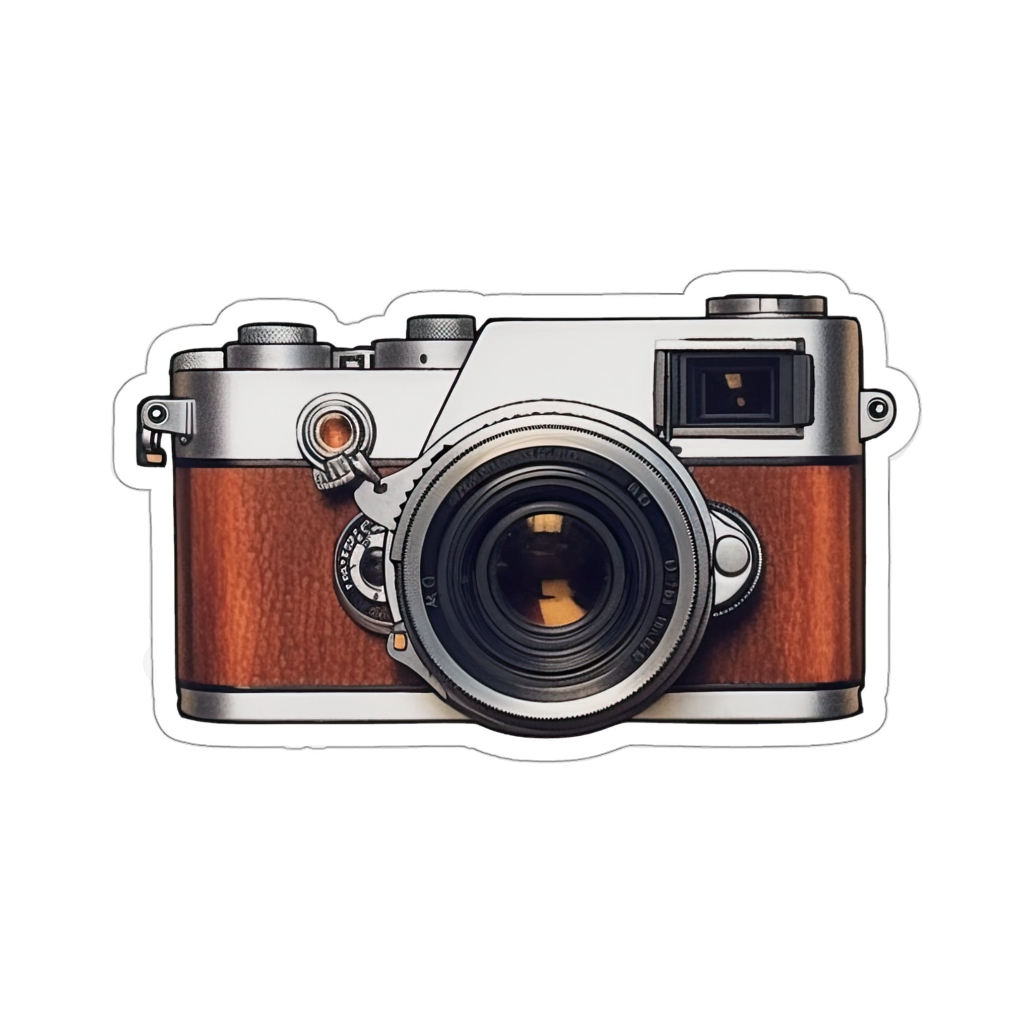 Vintage Camera Sticker Retro Analog Film Camera Waterproof Vinyl Decal ...