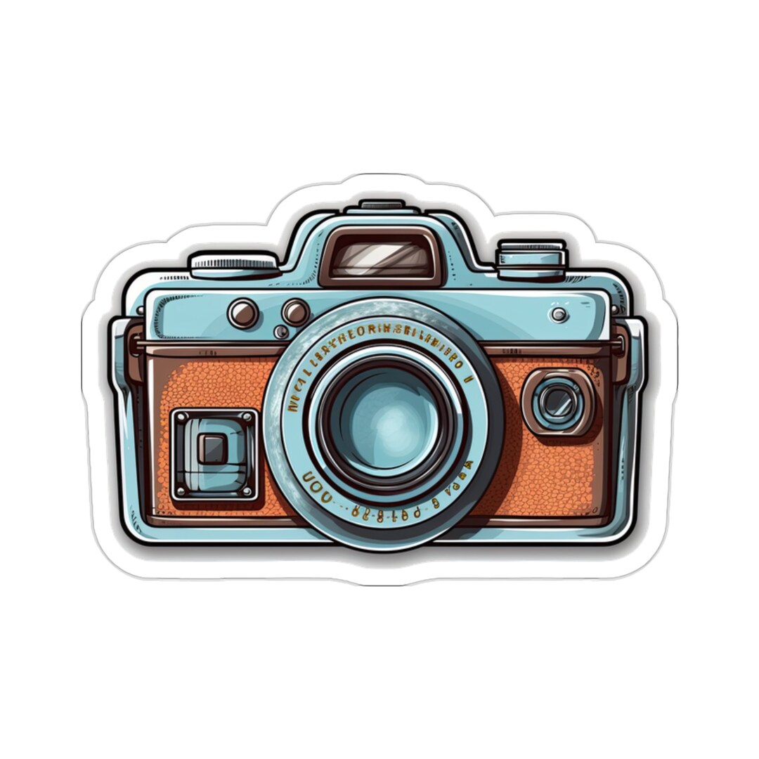 Vintage Antique Camera Sticker | Vinyl Decal | Indoor/outdoor Use ...