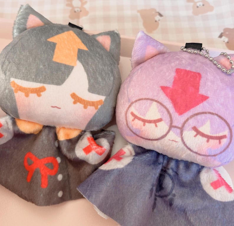 Ggst/xrd Asuka Bedman & Delilah Plush Doll Charm - Etsy