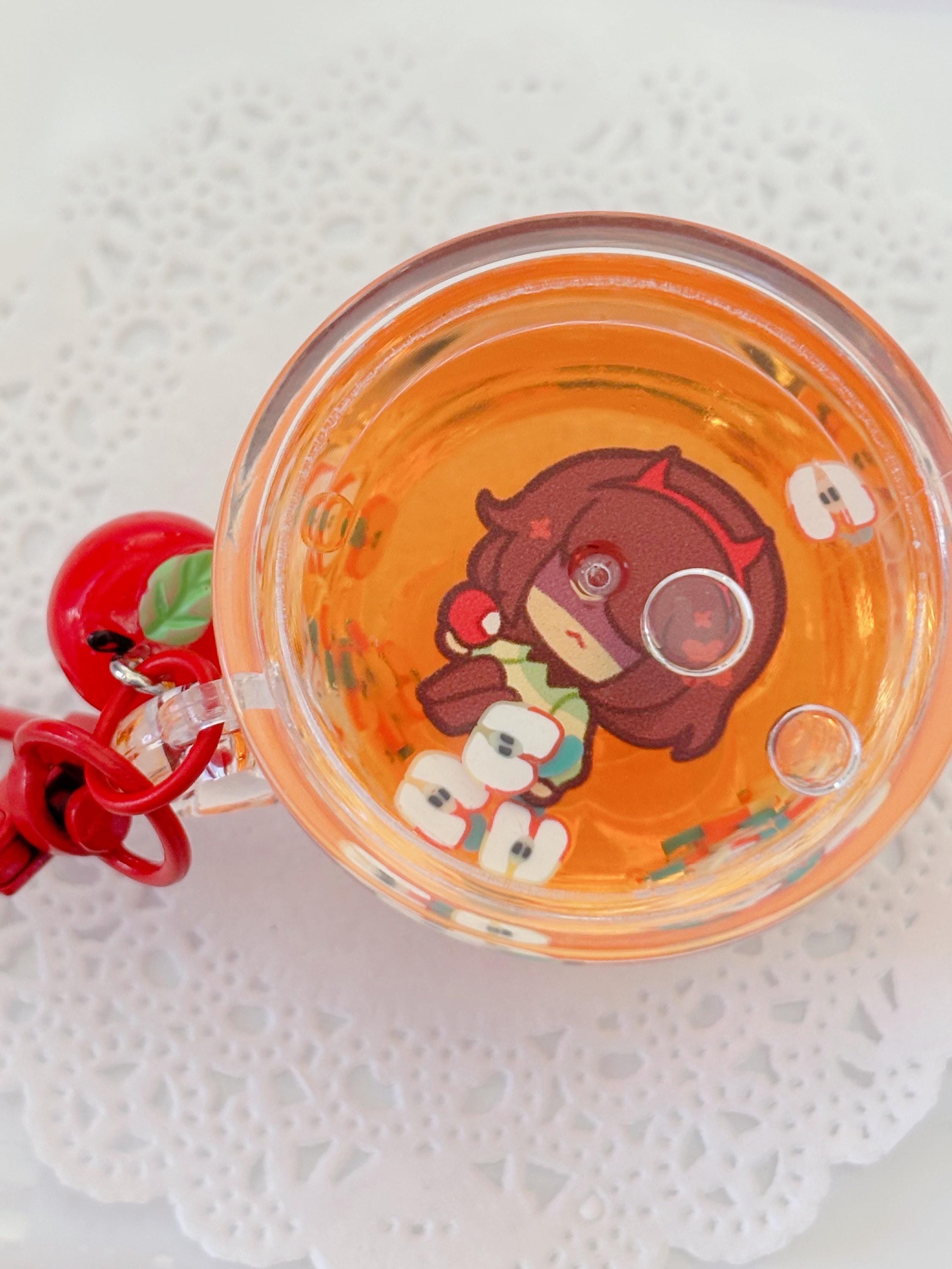 Deltarune Kris Apple Tea Liquid Shaker Charms - Etsy