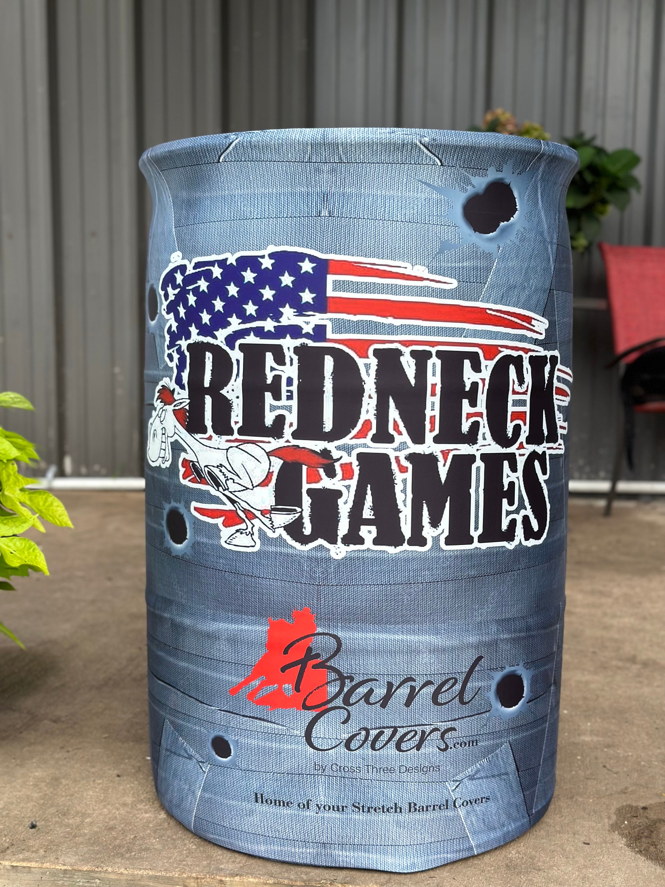 Set of 4 Custom Barrel Covers or Garbage Can Covers - Etsy