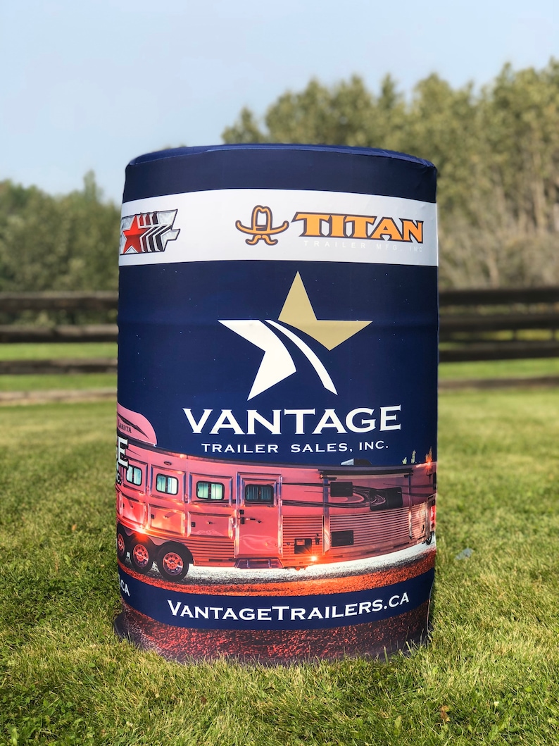 Set of 4 Custom Barrel Covers or Garbage Can Covers - Etsy