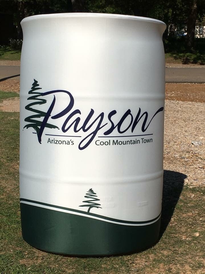 Set of 4 Custom Barrel Covers or Garbage Can Covers - Etsy